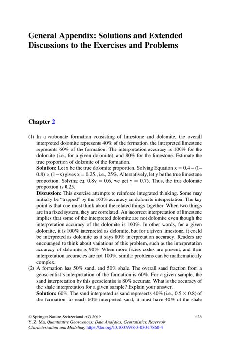 PDF General Appendix Solutions And Extended Discussions To The Exercises And Problems