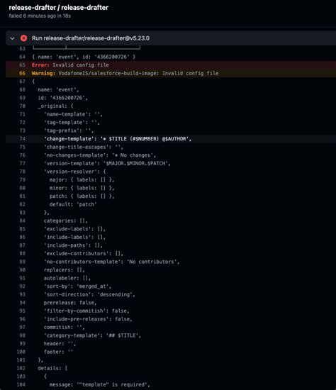 Error Invalid Config File When Trying To Fetch The Config File From A Private Github