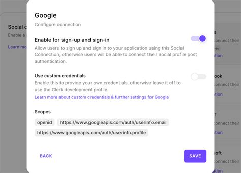 Social Connections Oauth Clerk