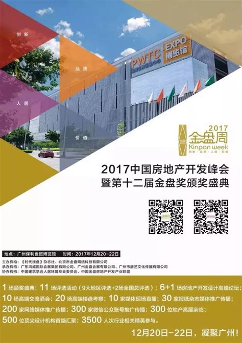 媒体数据下的2017景观盘点 直击2017金盘奖颁奖盛典现场