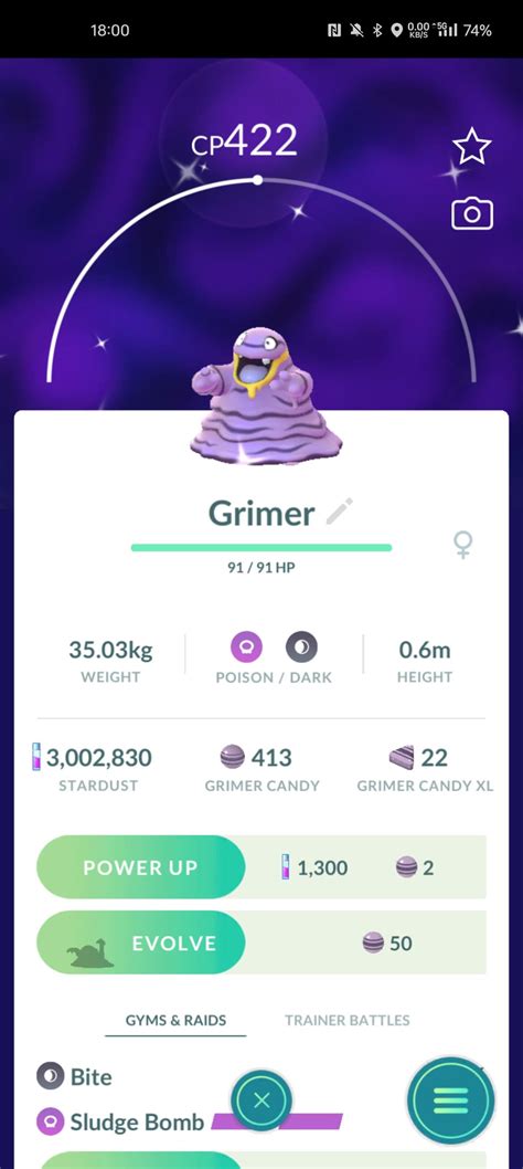 Wrong Shiny Grimer R Pokemongo