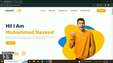 Naveed Rajpoot On Linkedin React Portfolio Webdevelopment Techskills