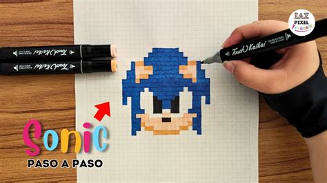 Personaje De Sonic Pixel Por