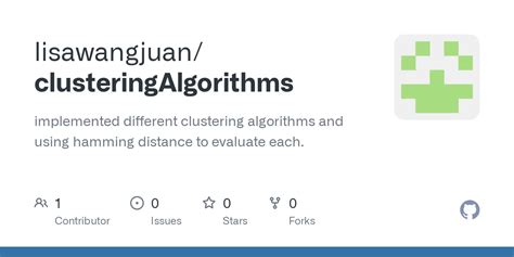 GitHub Lisawangjuan ClusteringAlgorithms Implemented Different Clustering Algorithms And