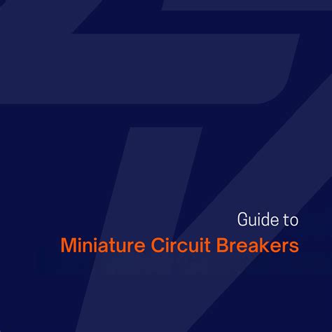 Guide Miniature Circuit Breakers Safehouse