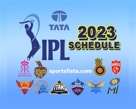 Ipl 2023 Schedule Ipl 2023 Fixture Timetable Venues