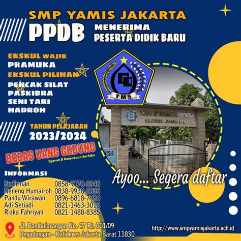 Ppdb Smp Yamis Jakarta Smp Yamis Jakarta