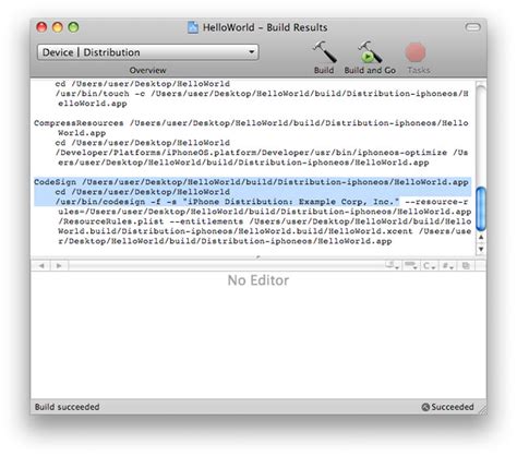 Getting Entitlement Warning While Building An Ad Hoc Distribution