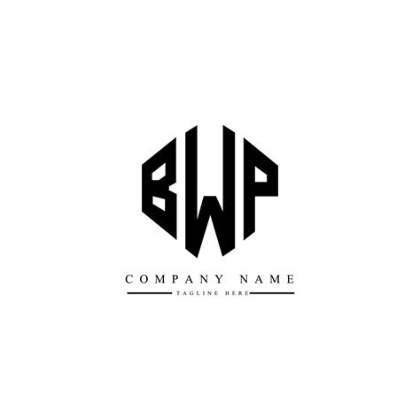 Bwp Letter Logo Design With Polygon Shape Bwp Polygon And Cube Shape