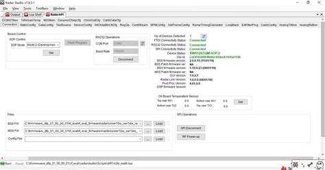 参考译文 TSW1400EVM通过 TSW1400 EVM 进行线性调频脉冲捕获时出现的 Radar Studio 问题 数据转换器参考译文帖 Read Only 数据转换