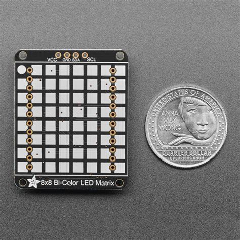 Adafruit Bicolor Led Square Pixel Matrix With I2c Backpack Qwiic