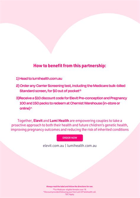 Elevit X Lumi Elevit Australia