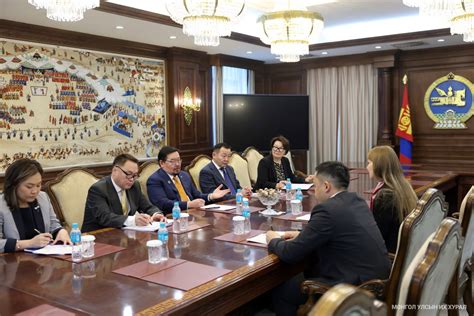 УИХ ын дарга Г Занданшатар Суурин төлөөлөгч М Димовскаг хүлээн авч уулзав Nio Mn