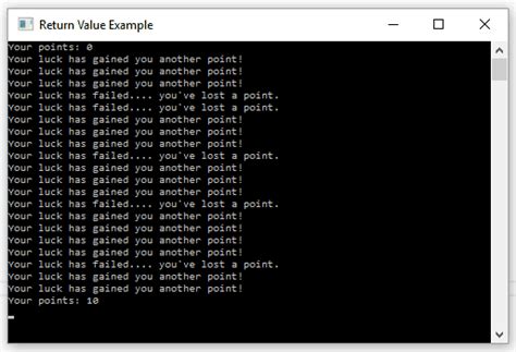 Return Value Programming Is Fun