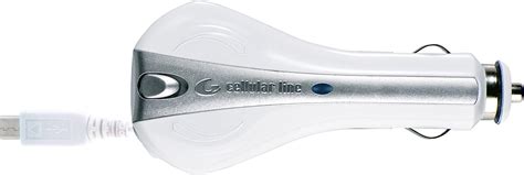 Cellular Line Cbrarmicrousb W Kfz Ladeger T Mit Integriertem Kabelaufroller Im Geh Use Und Mikro