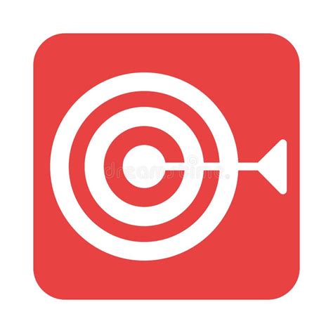 Mobile Application Target Web Button Menu Digital Flat Style Icon Stock Vector Illustration Of