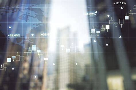 사무실 건물 배경 외환 및 투자 개념에 대한 세계지도와 추상 적 재무 그래프의 이중 노출 0명에 대한 스톡 사진 및 기타 이미지 0명 가격 건축 Istock