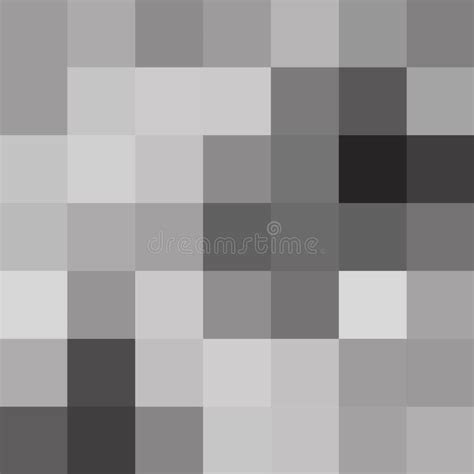 Gray Pixel Background Abstract Illustration Presentation Template Eps 10 Stock Illustration