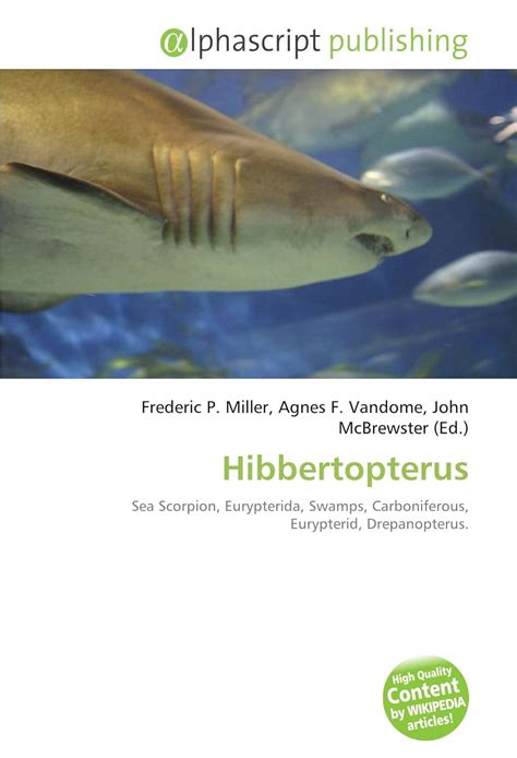 Hibbertopterus Sea Scorpion Eurypterida Swamps Carboniferous