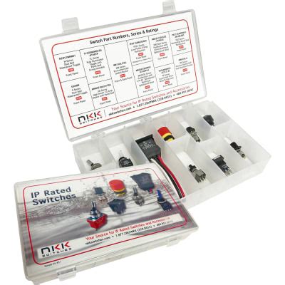 NKK Switches KIT IP RATED SWITCHES Switch Kit KIT Assortment Of NKK IP Rated Switches