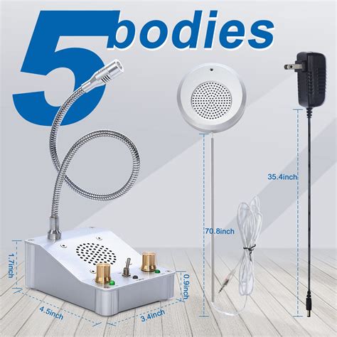 Daytech Window Speaker Intercom System Dual Way Intercom System For