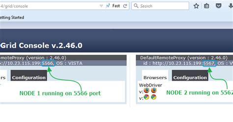 Running Multiple Nodes Of Selenium Grid On Same Machine To Run Webdriver Test