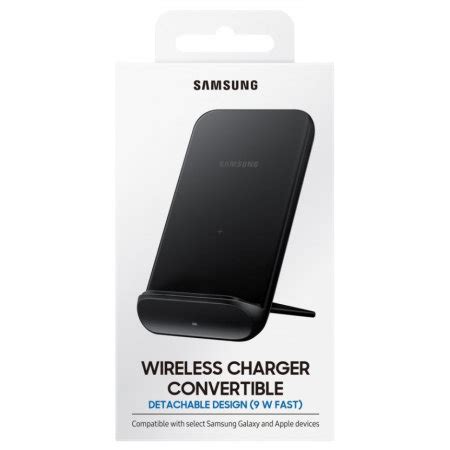 Official Samsung Foldable Fast Wireless Charger Stand 9W Black