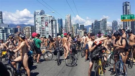 Massive World Naked Bike Ride Returns To Vancouver This Summer