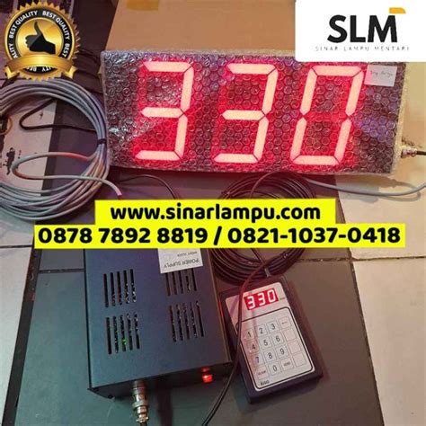 Lampu Display Gereja Nomor Nyanyian 3 Digit 5 Inch