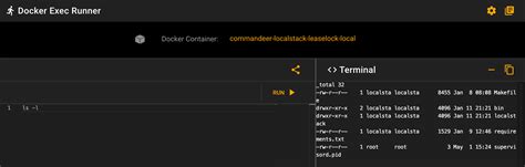 Running Docker Exec Inside Your Container Commandeer Docs