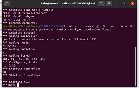 实验6:开源控制器实践——ryu 一只有脾气的小巴蛇 博客园 实验6:开源控制器实践——ryu 一只有脾气的小巴蛇 博客园