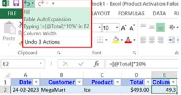 How To Prevent Or Disable Auto Fill In Excel Table Formulas 2023