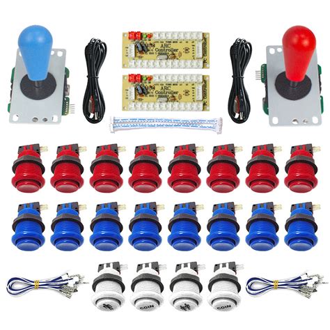 arcade diy kit zero delay encoder with wire usb 30mm button 5p for