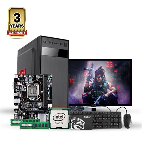 Intel Core I5 6th Generation 8gb Ram 256gb Ssd 17 Inch Monitor Desktop Computer Black