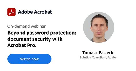 Beyond Password Protection Document Security With Acrobat Pro Adobe Acrobat