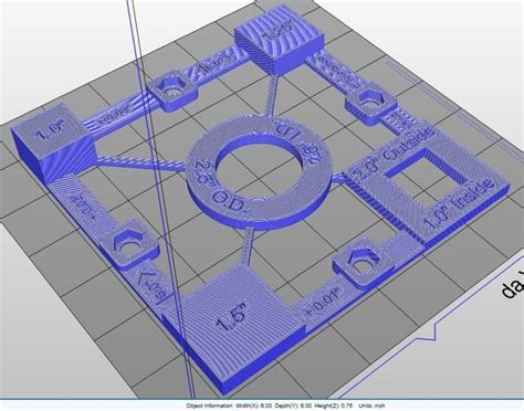 3d Printed Printer Tolerance Test 01 By Clint Campbell Pinshape