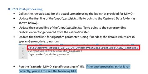 MMWAVE STUDIO Matlab Example Code Sensors Forum Sensors TI E E Support Forums