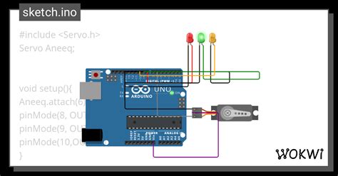 Moteur Led Wokwi Esp32 Stm32 Arduino Simulator