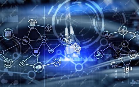 Premium Photo Server Room Iot Communication Smart Industry Internet Of Things Concept Digital