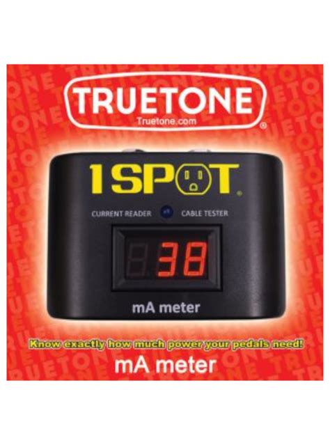 Truetone Milliamp Meter Tone Tailors Guitar Shop