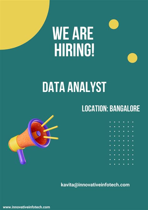 Hiring Data Analyst Know Anyone Interested Do Share Around Location
