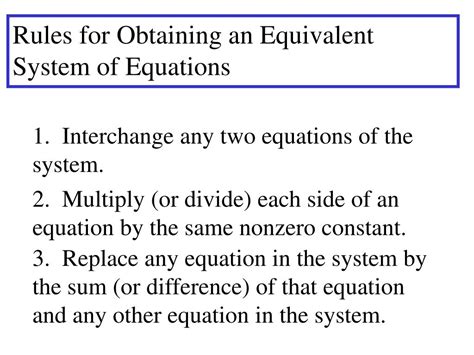 Ppt 7 1 Systems Of Linear Equations Two Equations Containing Two Variables Powerpoint