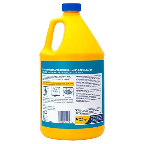 Zep Concentrated Neutral Ph Floor Cleaner Safe On Protective Finishe