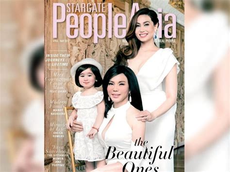 Look Vicki Belo And Daughters Cristalle And Scarlet Snow On The Cover