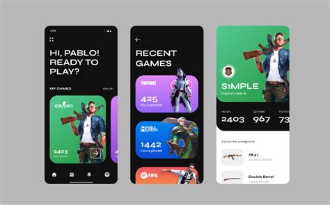 Game App Figma Mobile Template UI Free