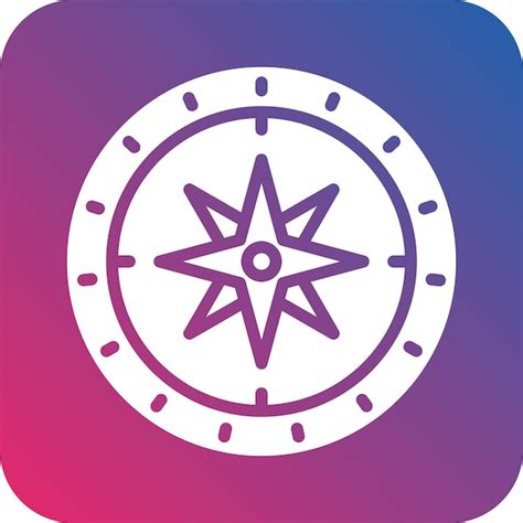 Premium Vector Compass Icon Style