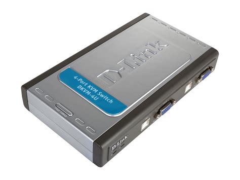 D Link DKVM 4U 4 Port USB KVM Switch Newegg Com