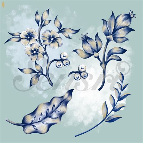 ผลงาน ออกแบบลายกระดาษห่อของขวัญ