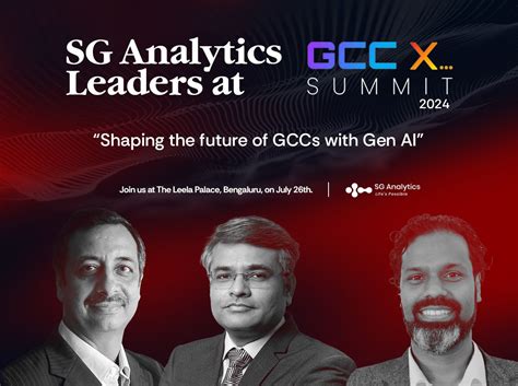 sg analytics on linkedin gccxsummit gcc summit event genai ai