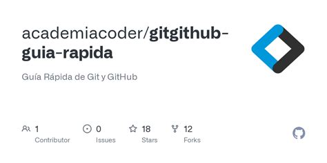 GitHub academiacoder gitgithub guia rapida Guía Rápida de Git y GitHub